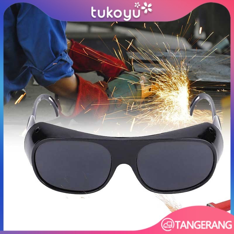 Jual Kacamata Las Safety Hitam Pekat Anti Radiasi Kacamata Las Listrik ...