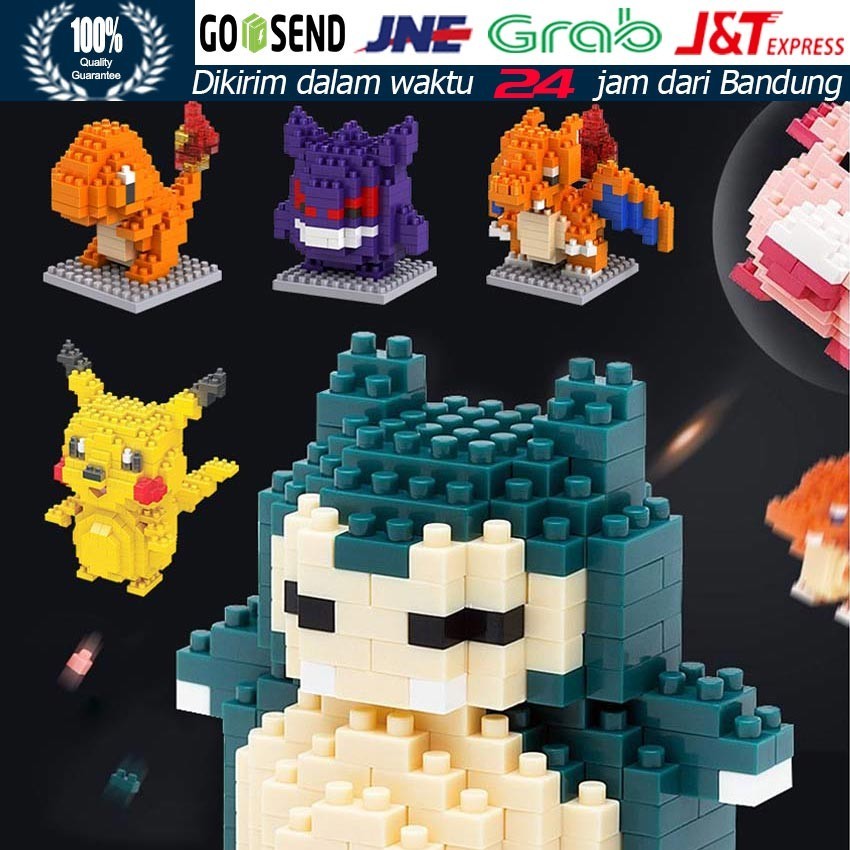 Jual Mainan Balok Pokemon Nano Blocks Micro Blocks Miniatur Pokemon ...