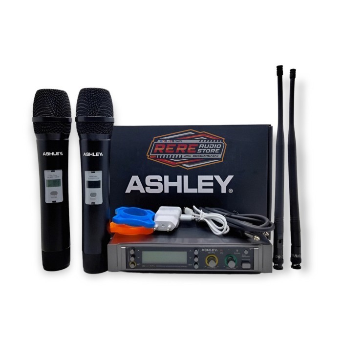 Jual Mic Wireless ASHLEY Model MC-PRO / Microphone MC PRO Original ...
