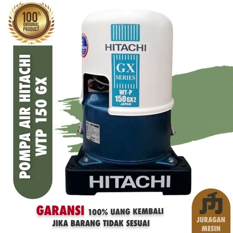 Jual Water Pump WTP 150GX Hitachi Pompa Air Sumur Dangkal Garansi Bisa ...