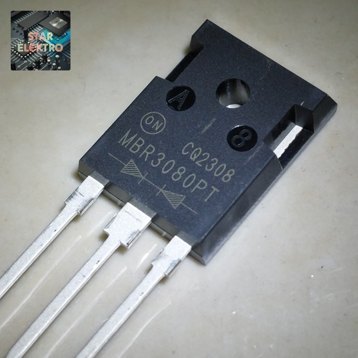 Jual MBR3080PT To-247 MBR3080 PT Dioda Transistor MBR 3080 Diode 30A ...