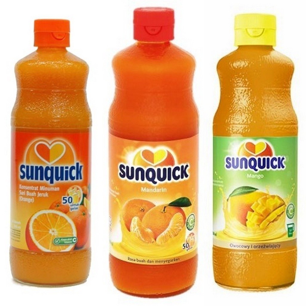 Jual SUNQUICK - Fruit Juice Concentrate Squash berbagai macam rasa I ...