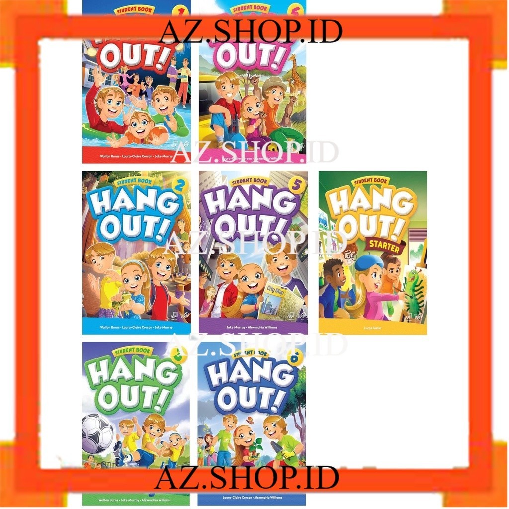 Jual Buku Hang Out! Student Book, Workbook Starter 1 - 6 / Colour ...