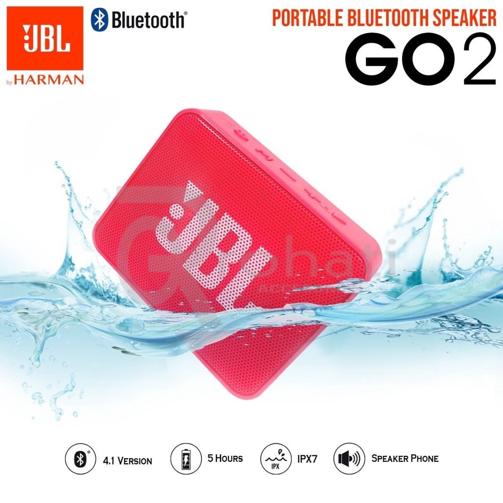 Jual Speaker Bluetooth JBL GO2 Wireless Speaker Mini Bass go 2 support mmc usb aux | Shopee ...