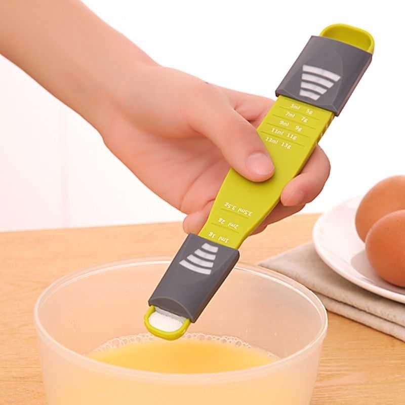 Jual 100% Ori Sendok Takar Ukur Geser / Sliding Measuring Spoon / Alat ...