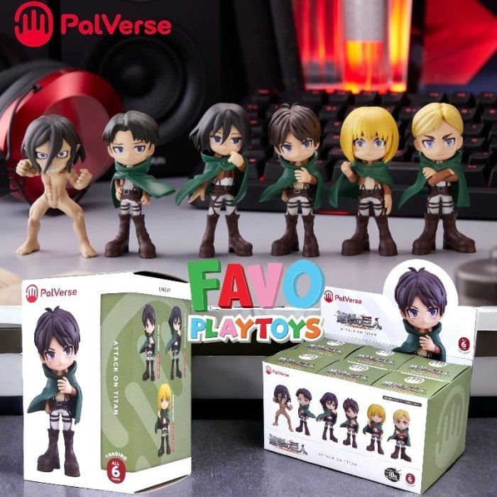 Jual PalVerse Attack On Titan 10th Anniversary AOT Series Blind Box ...