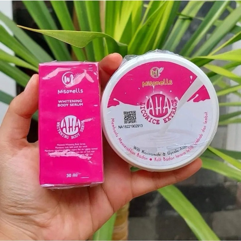 Jual AHA Body Serum Bleaching Misonells | Misonells AHA Body Serum ...