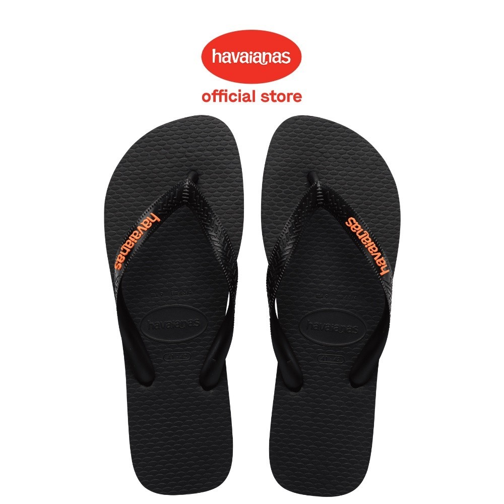 Jual Havaianas Top Logo Filete 9456-Black/Black - Sandal Pria | Shopee ...