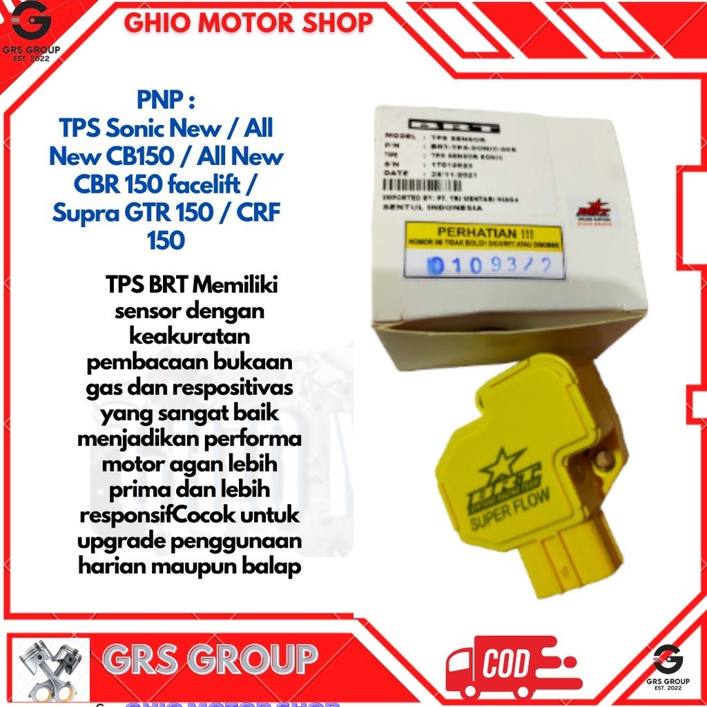 Jual SENSOR TPS HONDA SONIC NEW 150 ALL NEW CB150R ALL PCX125/150 VARIO ...
