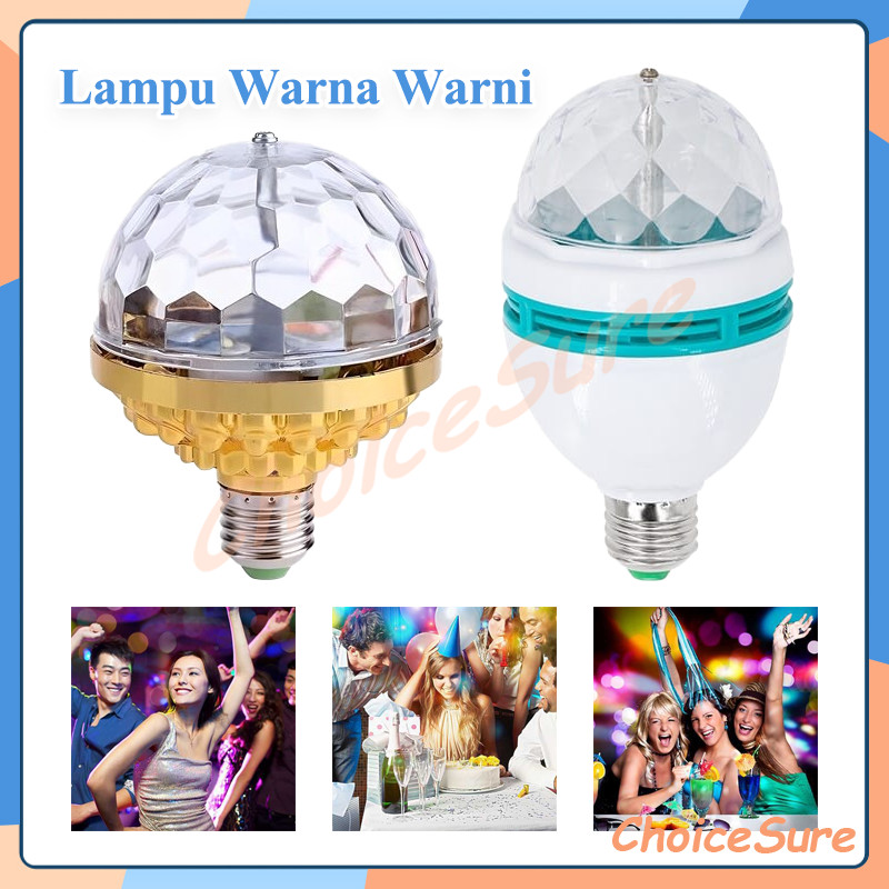 Jual Lampu Warna Warni / Lampu Disko Disco Full Warna Led / Lampu Disco ...