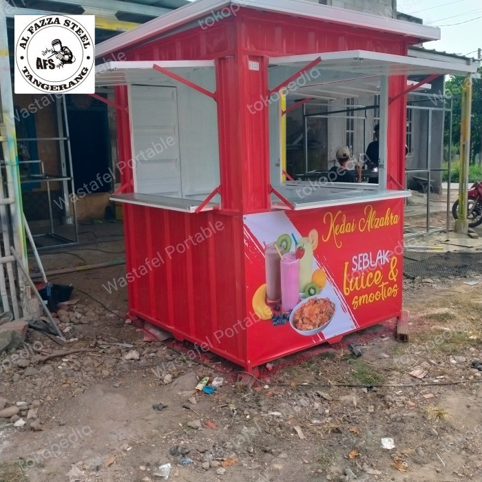 Jual BIG PROMO! booth kontainer booth semi kontainer 150 x 150 x 200 cm ...