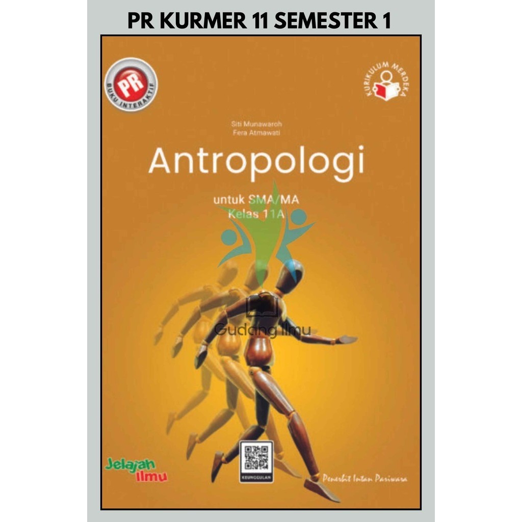 Jual Buku Pr/Lks Kurmer Antropologi SMA/MA Kelas 11/XI kurikulum Merdeka Semester 1 Intan ...