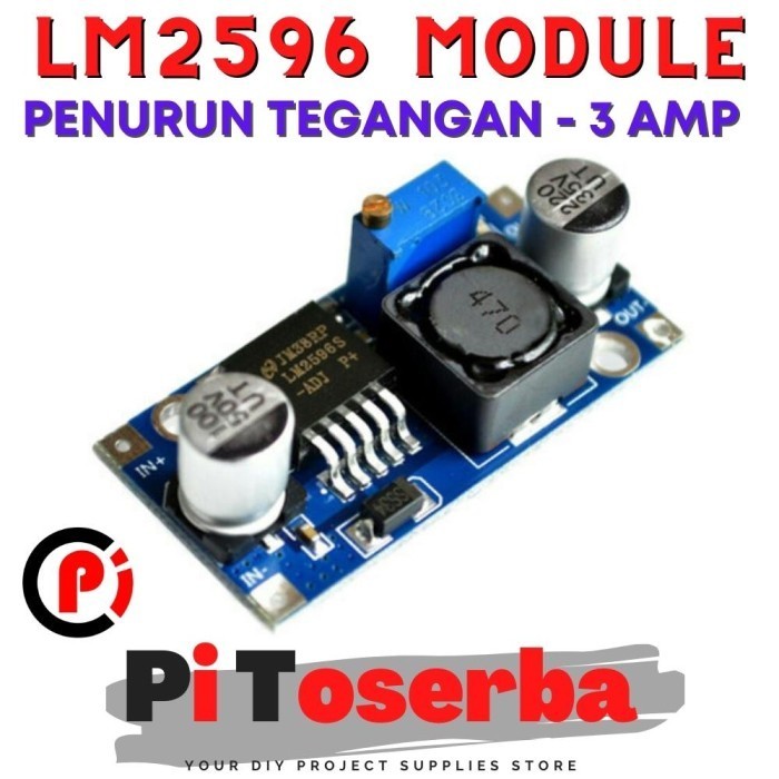 Jual Penurun Tegangan 3A LM2596 Module DC to DC Step Down Voltage Regulator | Shopee Indonesia