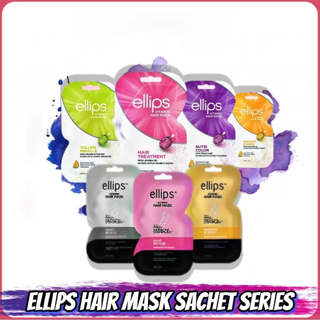 Jual Ellips Hair Mask Pro Keratin Series | Hair Repair Tube 20gr ...