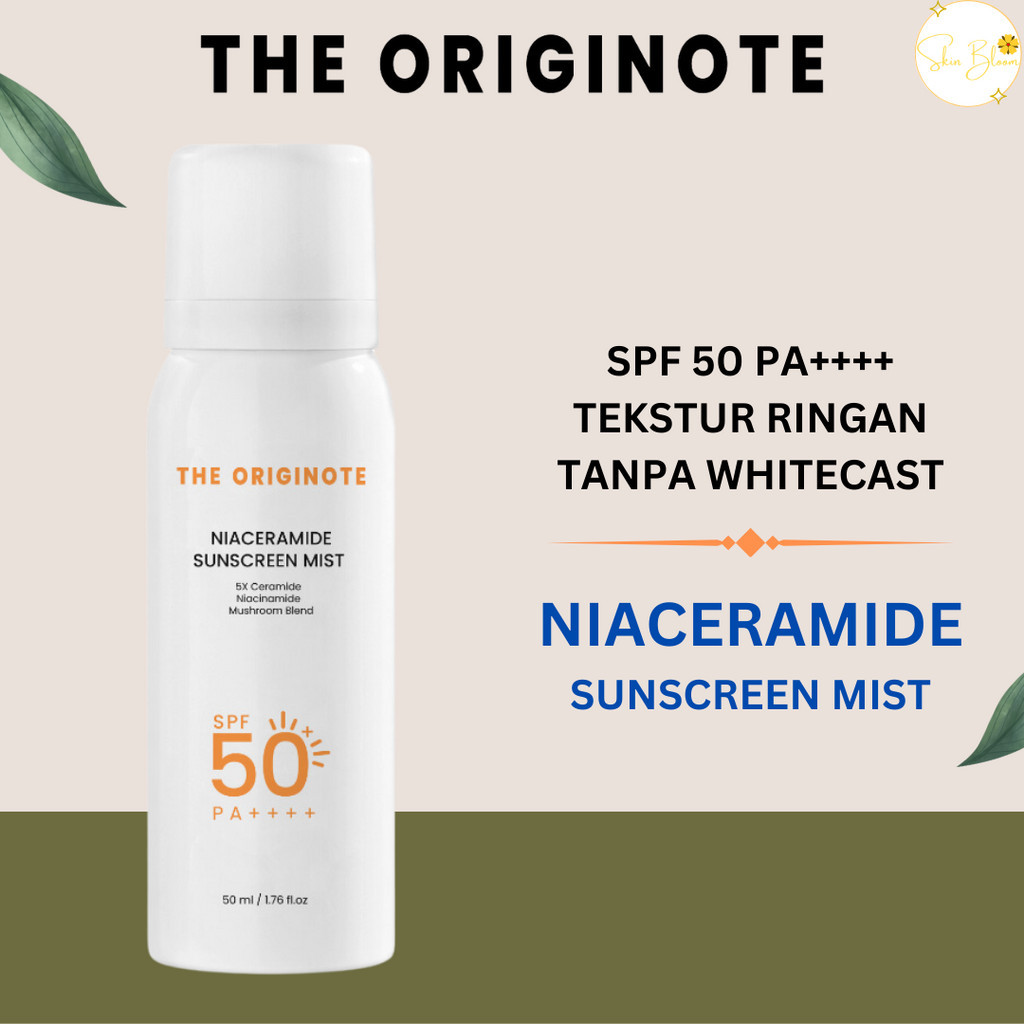 Jual The Originote Niaceramide Sunscreen Mist SPF 50 PA++++ - Sunscreen ...