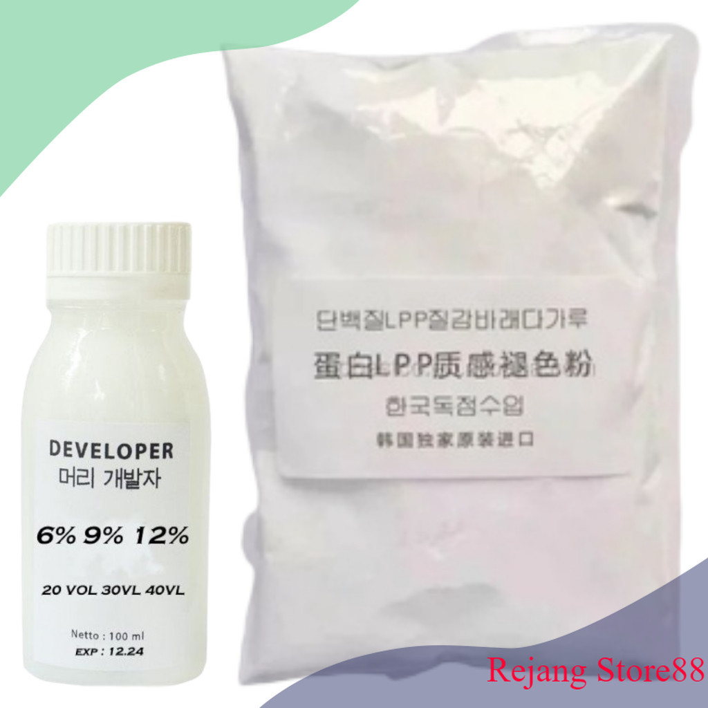 Jual Bleaching Rambut Korea LPP + Developer kemasan 50gr dan 100gr ...