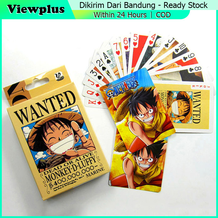 Jual Kartu poker remi one piece kartu poker one piece playing cards ...