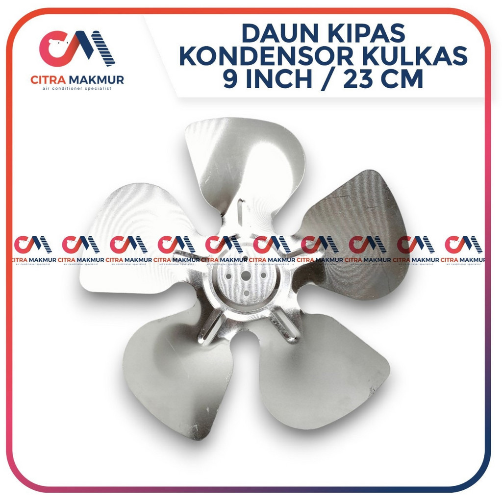 Jual Daun Kipas Fan Kondensor Kulkas Aluminium 9 Inci Blade Besi Inch ...