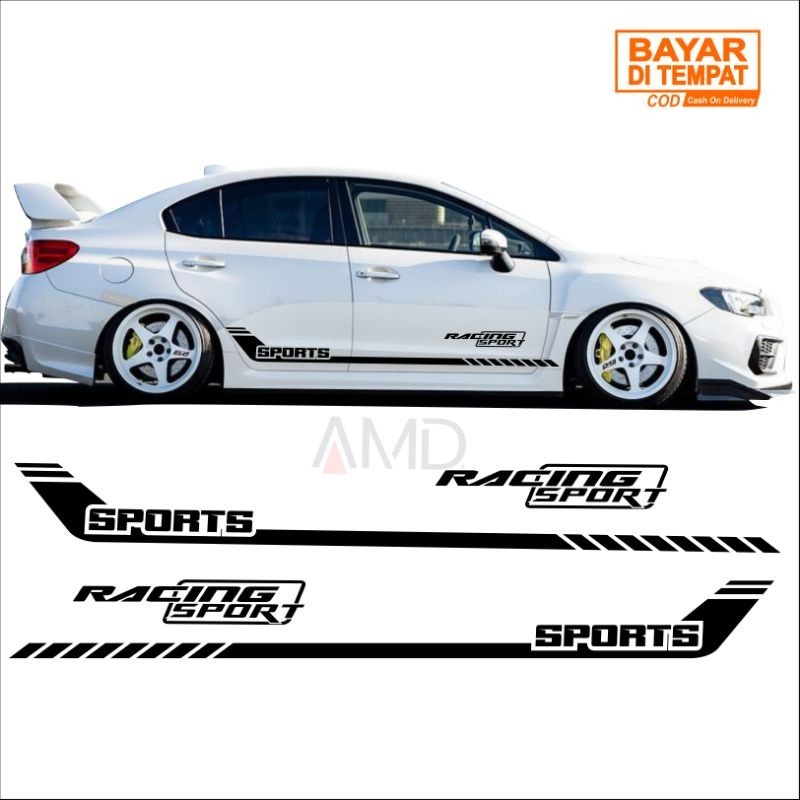 Jual cutting sticker Striping lis sport universal mobil body samping 1 ...