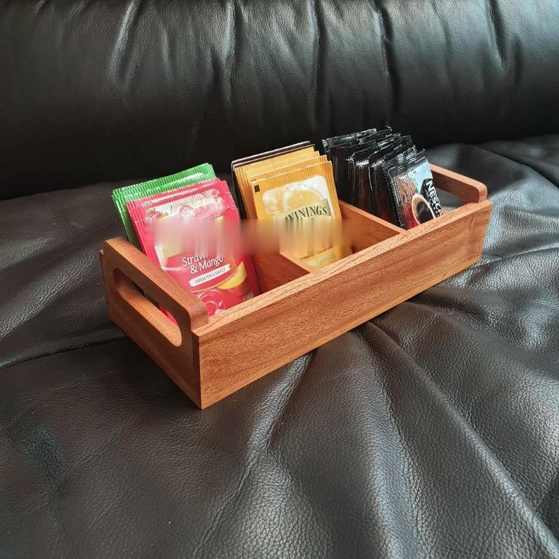 Jual Box display tempat teh kopi sachet bumbu 100% kayu solid ( EXPORT ...