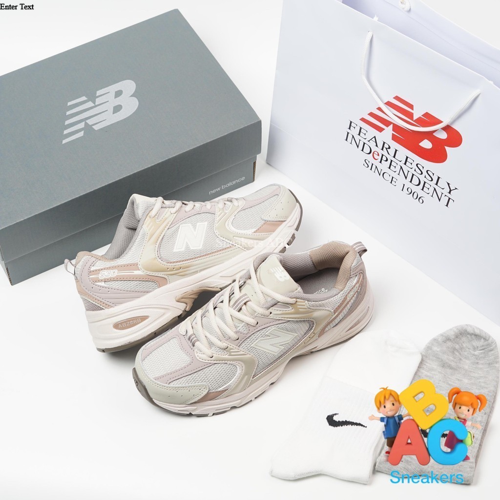 Jual Sepatu NB New Balance 530 MR530KB Cream Beige Sneakers ABC ...
