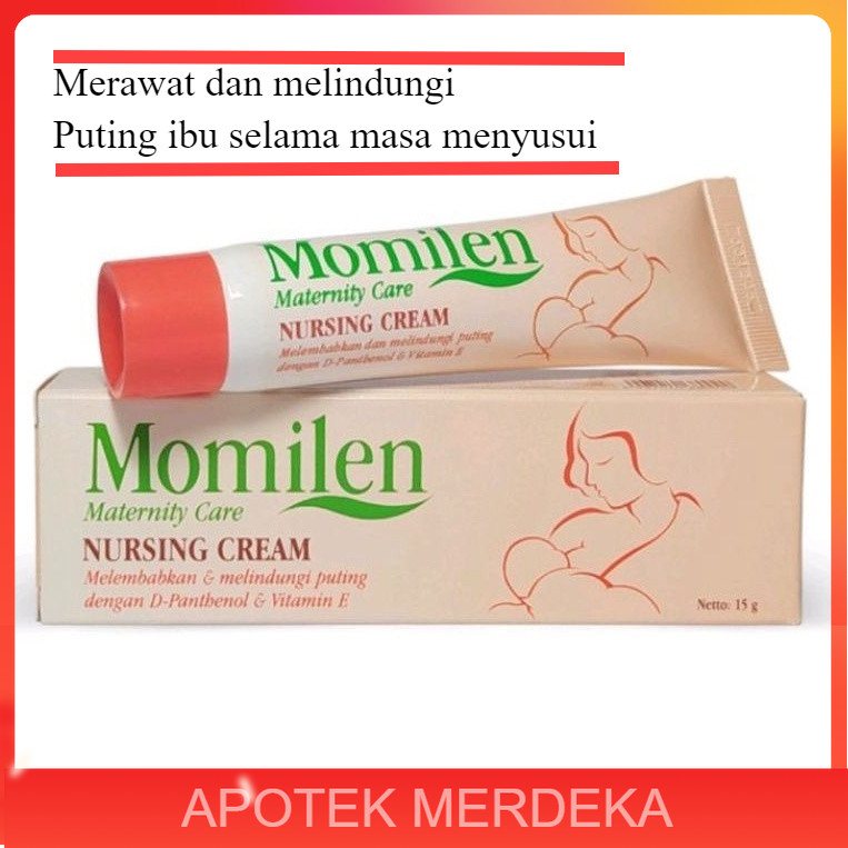 Jual MOMILEN Nursing Cream 15gr / Puting Lecet / Puting Luka / Nipple ...