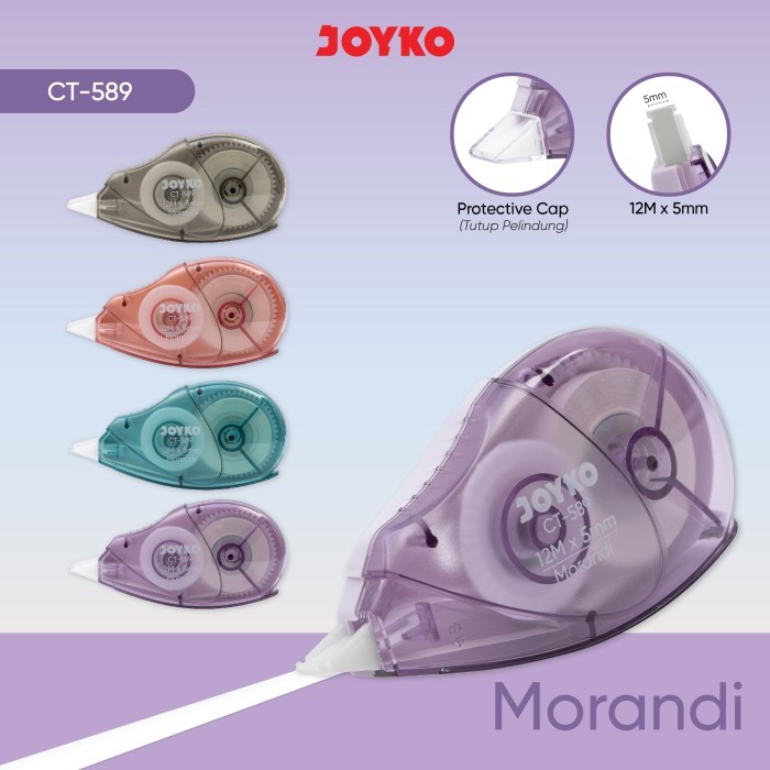 Jual Pita Koreksi Correction Tape Joyko CT-589 Morandi | Shopee Indonesia