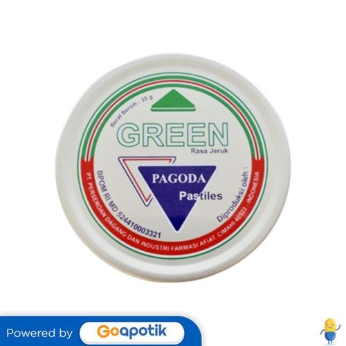 Jual Pagoda Green Pastilles 35 Gram Kaleng | Shopee Indonesia
