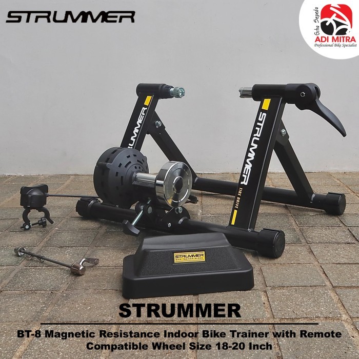 Jual Strummer BT-8 Magnetic Resistance Indoor Bike Trainer with Remote ...