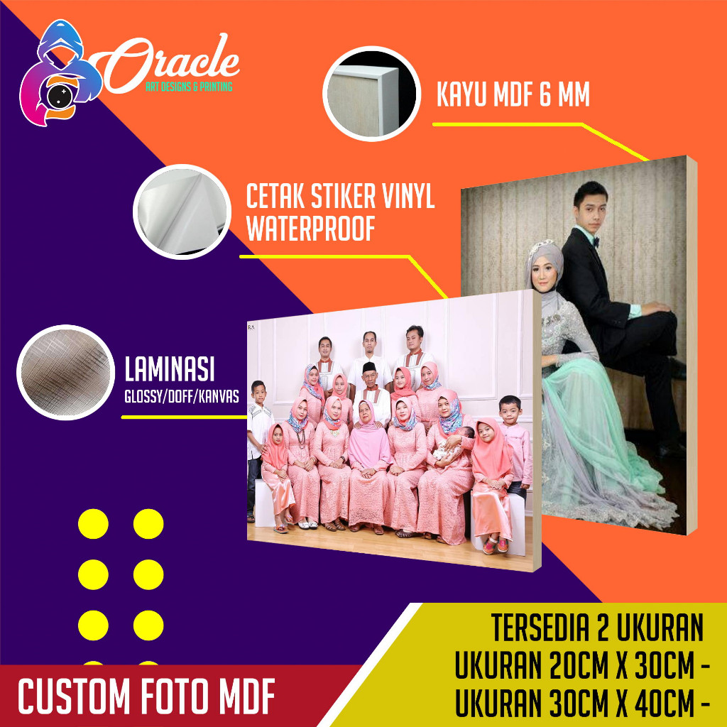 Jual Cetak Foto MDF & Frame Blok | Shopee Indonesia