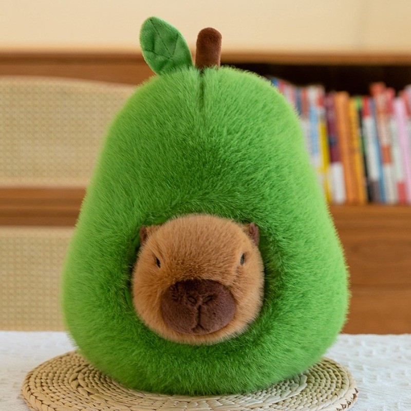 Jual Avocado Plush Toy Capybara Doll Capibala Sleeping Pillow Large ...