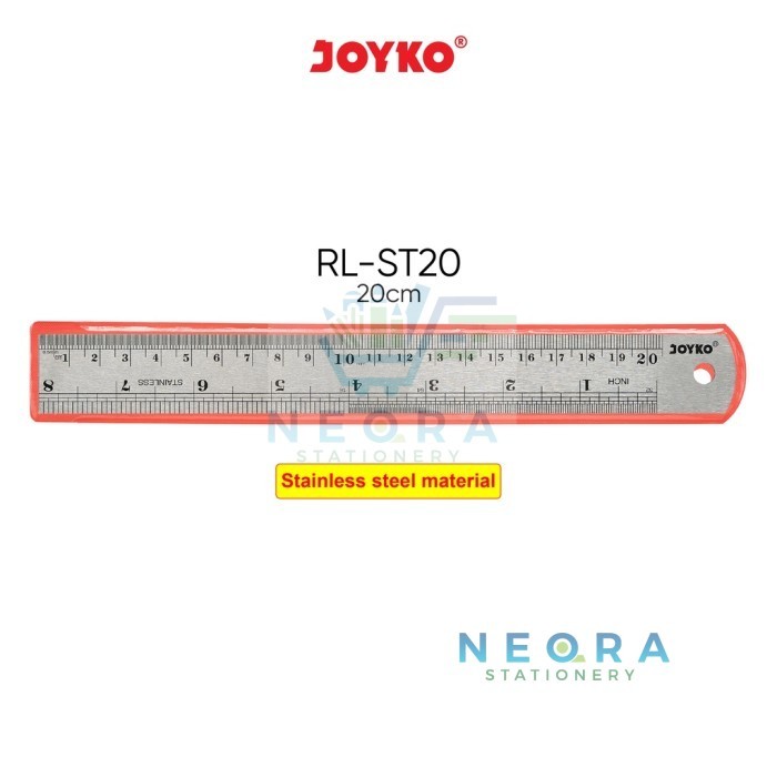 Jual JOYKO PENGGARIS BESI / STAINLESS STEEL RULER RL-ST20 | Shopee ...
