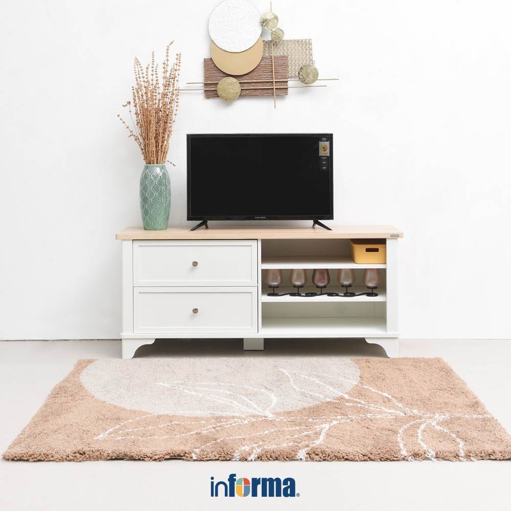 Jual Informa Cascade Rak Tv - Putih Oak Tv Stand Furnitur Indoor Rumah ...