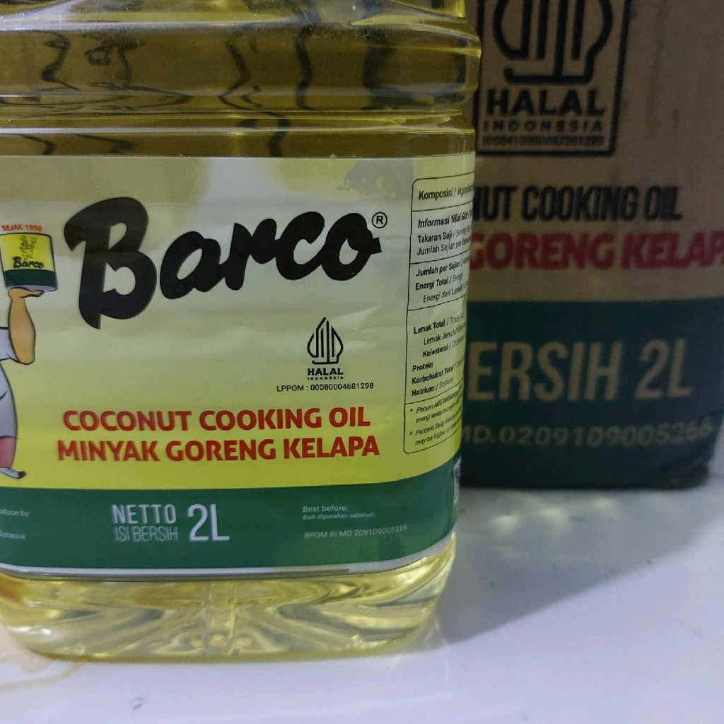 Jual Minyak goreng kelapa BARCO BOTOL 2 LITER.coconut oil Bahan Masakan ...