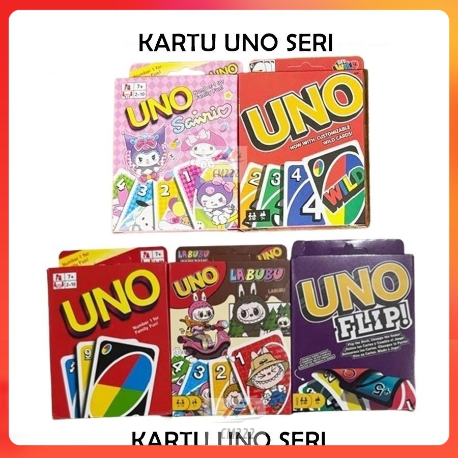 Jual Mainan Kartu Uno Motif Board Game / Mainan Kartu Anak Keluarga ...