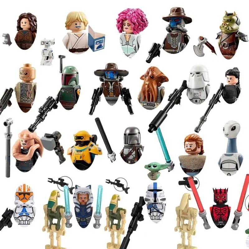 Jual Disney Building Blocks Grand Inquisitor Darth Vader Boba Fett Maul ...