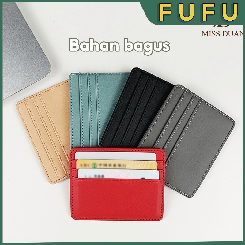 Jual FUFU-Card holder / dompet kartu / card holder 4 slot / card holder ...