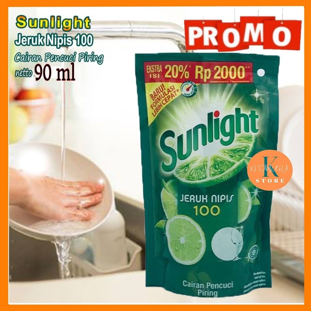 Jual Sabun cuci piring sunlight 90ml 2000 | Shopee Indonesia