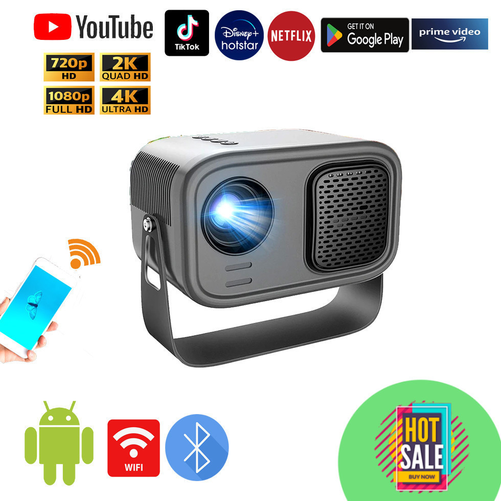 Jual Decos Proyektor Android 8000 Lumens Projector Android Proyektor ...