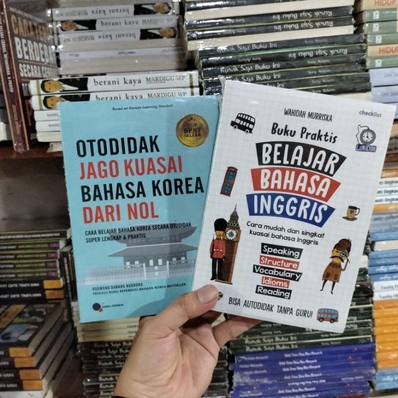 Jual Paket 2 Buku Otodidak Jago Kuasai Bahasa Korea Dari Nol | Praktis Belajar Bahasa Inggris ...