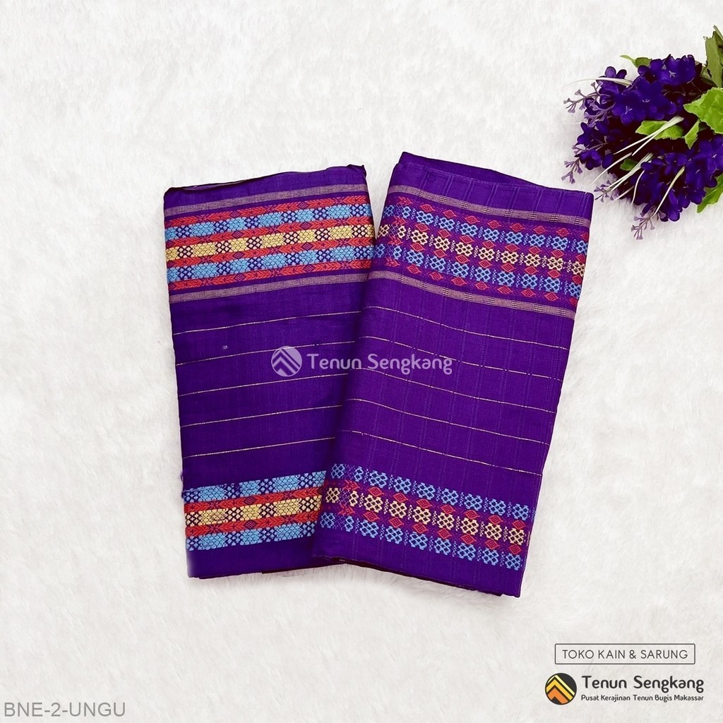 Jual Sarung Bugis Bone Seri Motif 2 Ungu - Tenun Sengkang BNE-2-UNGU ...