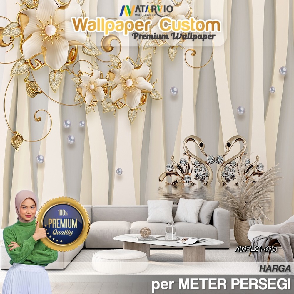 Jual Wall Banner Dinding | Wall Banner Ruang Tamu | Wall Banner Motif ...