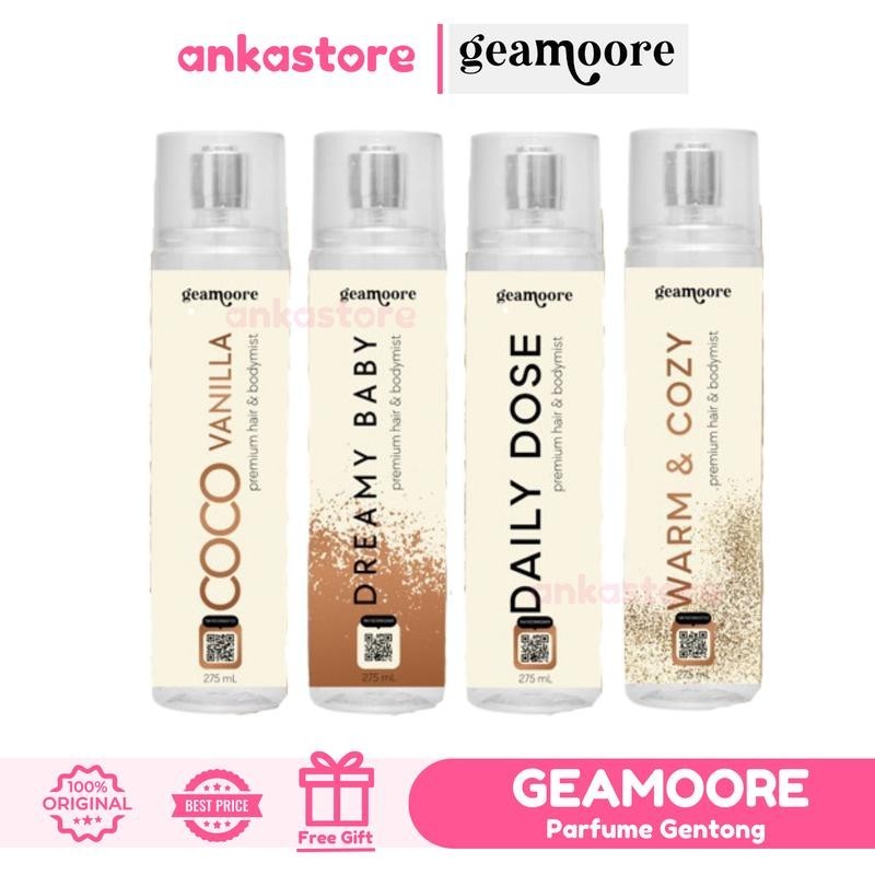 Jual Geamoore Hair and Body Mist Parfum Gentong 275ml Travel Kit isi 4pc | Shopee Indonesia