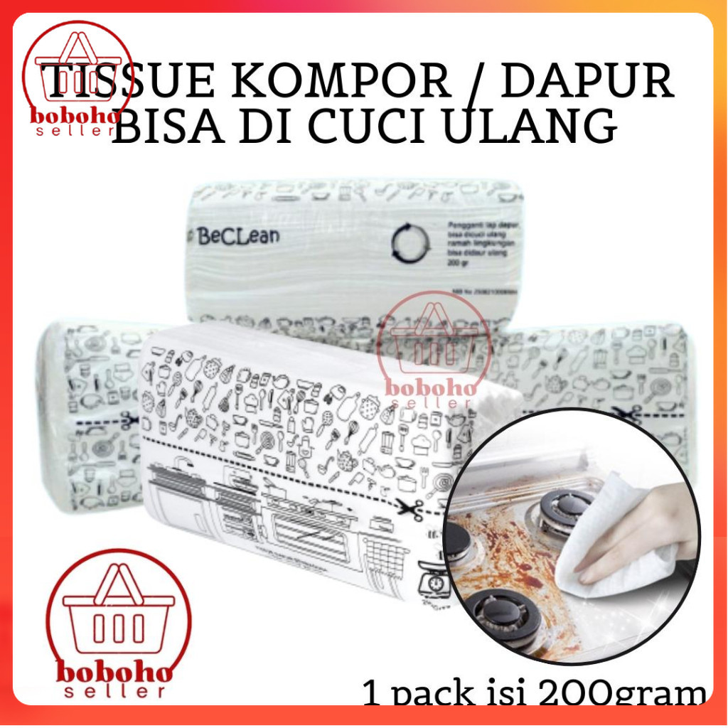 Jual Tisu Dapur Be Clean / Tissue Kompor Phoenix Pengganti Lap Dapur ...