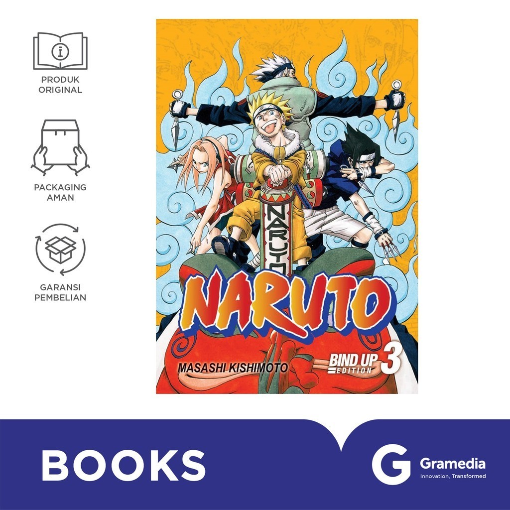 Jual Komik Naruto Bind Up Edition 03 (MASASHI KISHIMOTO) | Shopee Indonesia