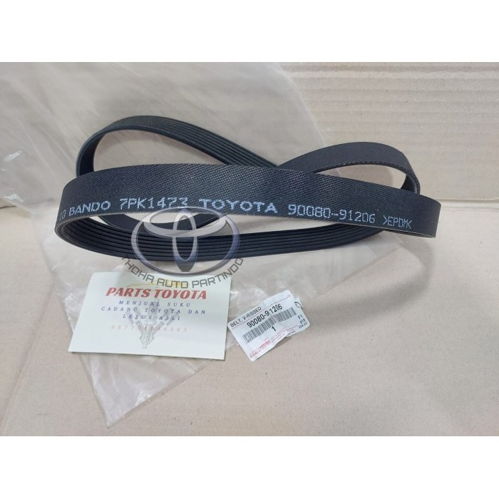 Jual Fan Belt Vbelt Tali Kipas Hiace Commuter Diesel 90080-91206 Original Toyota | Shopee Indonesia