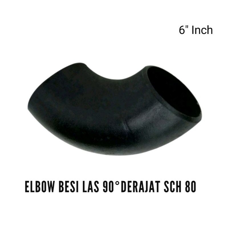 Jual Elbow besi/Knee besi/Keni besi/Elbow las 6" inch SCH 80 | Shopee ...