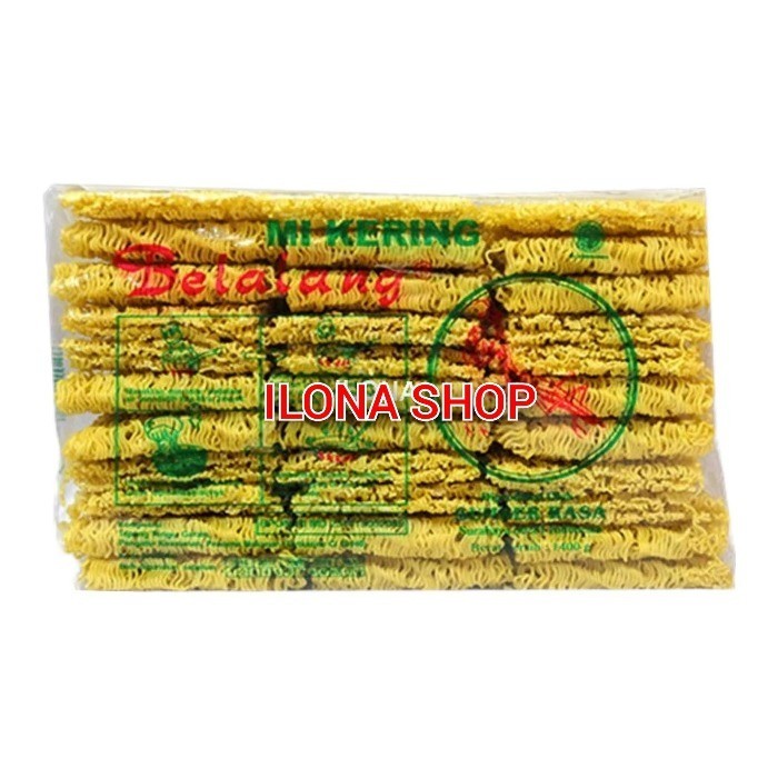 Jual MIE KERING CAP BELALANG 1 PACK ISI 33 PCS MI KUNING KERING MENTAH ...