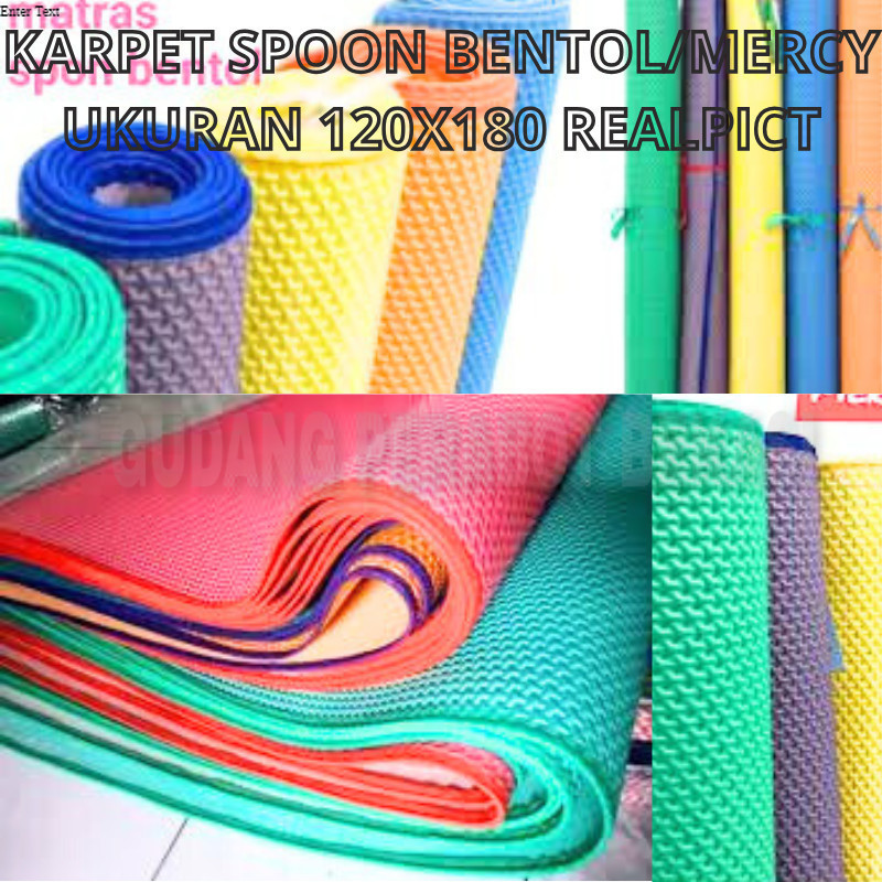 Jual TIKAR MERCY 120X180 TIKER SPOON BENTOL TEBAL 3MM KARPET MERCY ...