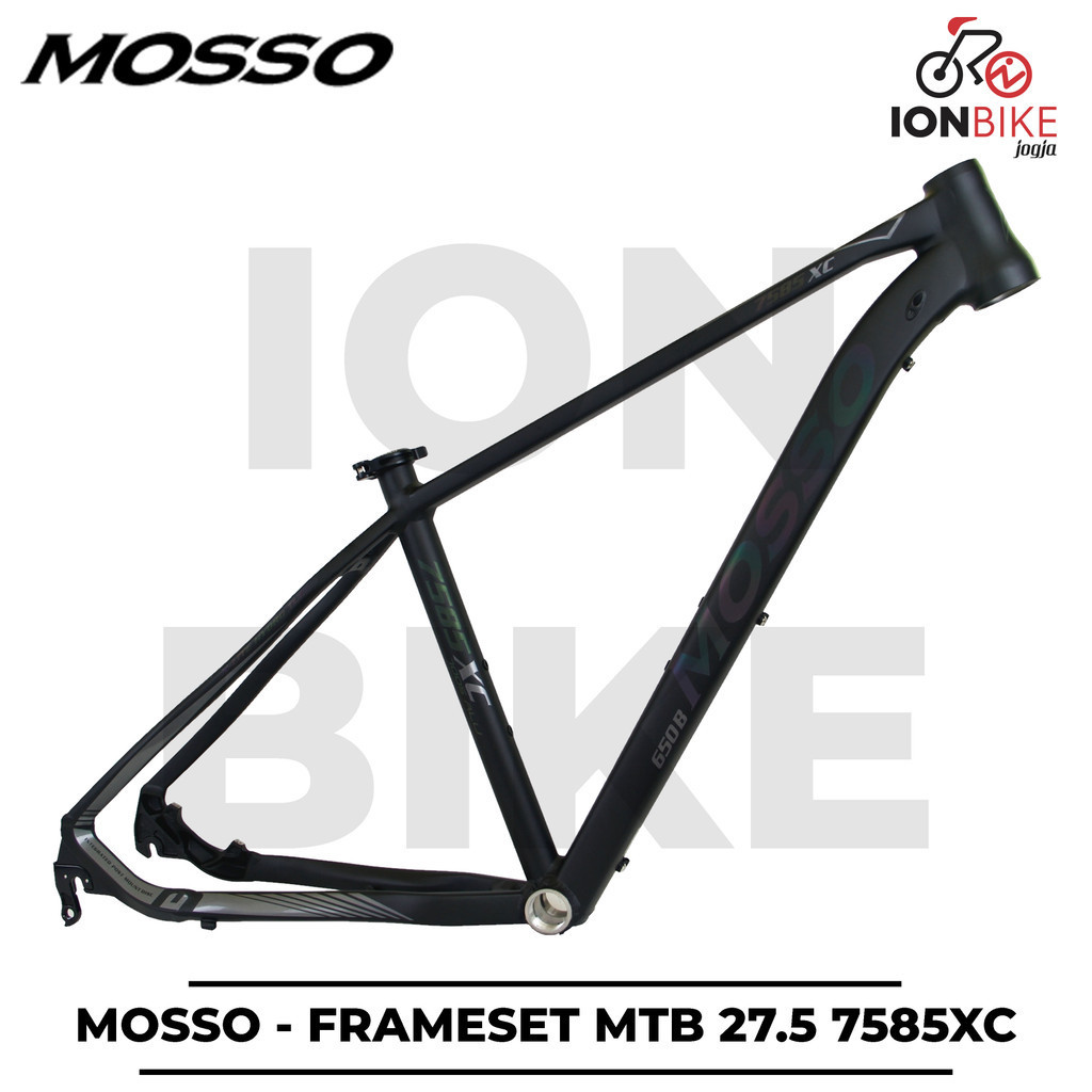Jual Frame MTB Mosso 27.5 7585XC Alloy Superlight BLACK GRAY 7585 XC ...